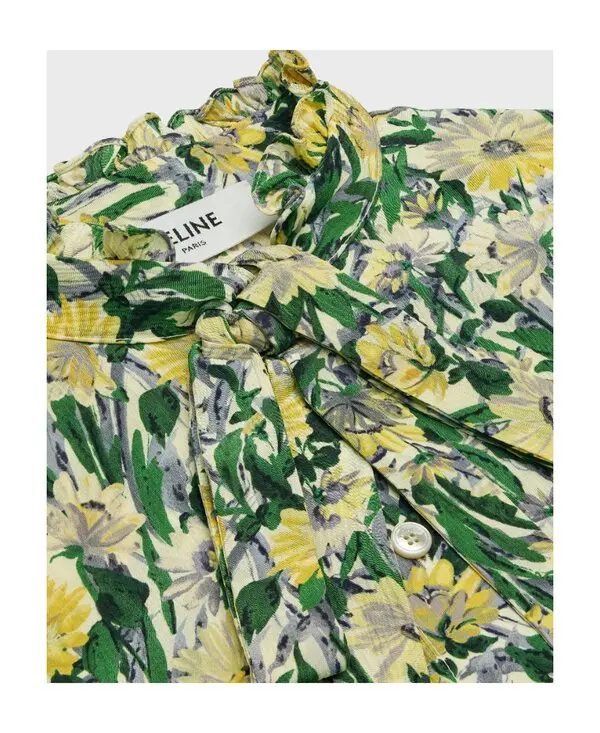 Celine Lavallière Blouse In Paquerette Crépon