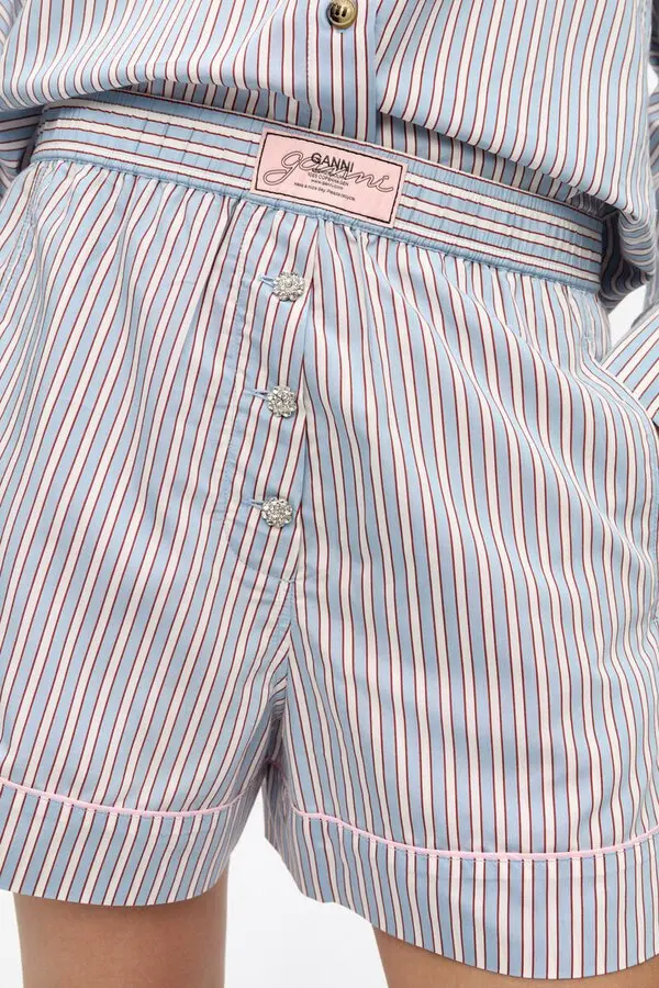 GANNI Striped Boxer Shorts - Multicolor