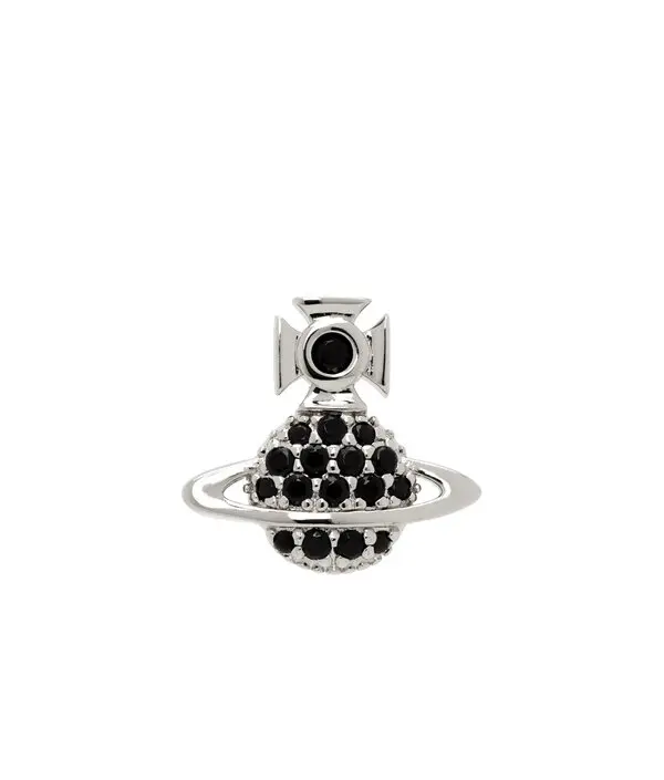 VIVIENNE WESTWOOD Tamia Single Ear Stud By - Silver Black