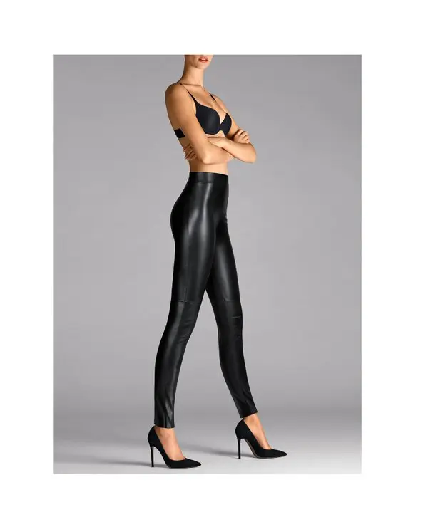 Wolford Faux-leather Slim-cut Leggings
