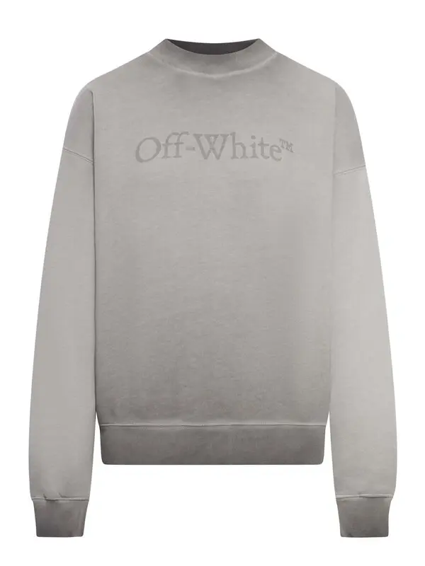 Off-White Logo Detailed Crewneck Sweatshirt