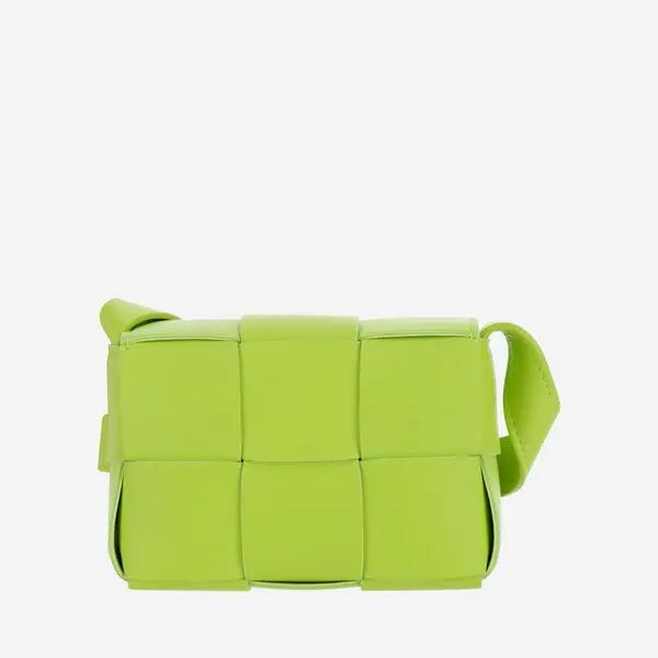 Bottega Veneta Small Cassette Crossbody Bag - Green