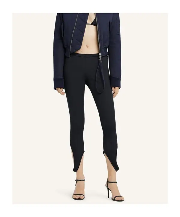 COURREGES Courrges Capri Ankle Strap Leggings