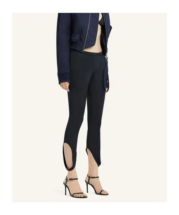 COURREGES Courrges Capri Ankle Strap Leggings