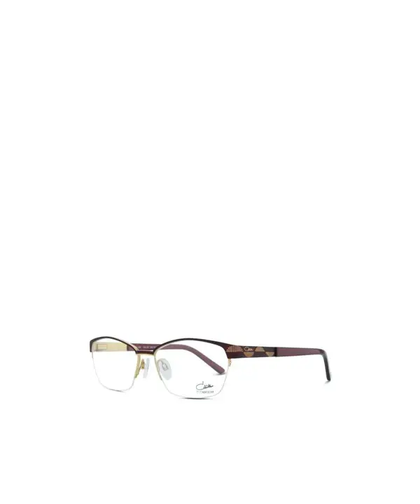 Cazal Geometric Frame Eyeglasses - White