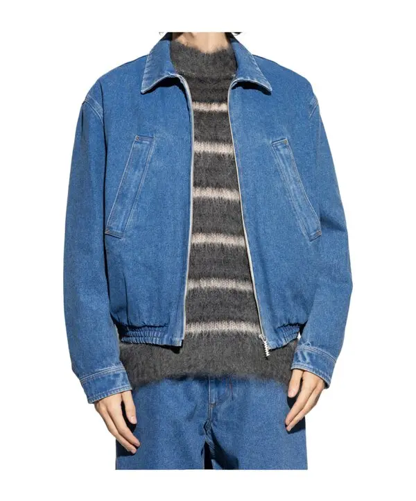 Marni Denim Logo-print Jacket