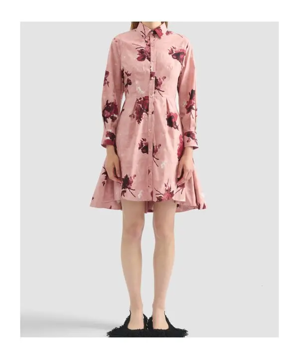 Erdem Floral-print Shirt Dress