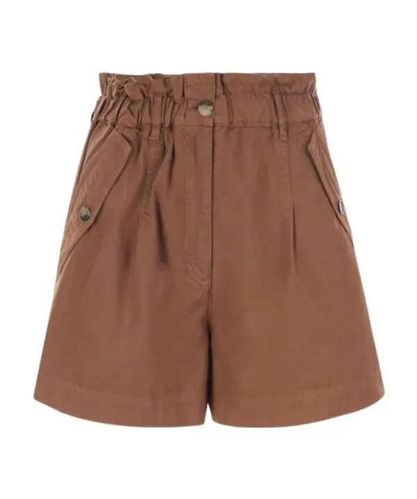 Kenzo High Waisted Belted Shorts
