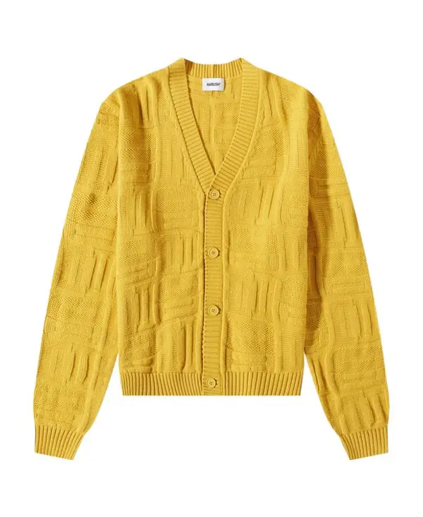 AMBUSH Monogram Knit Cardigan - Yellow