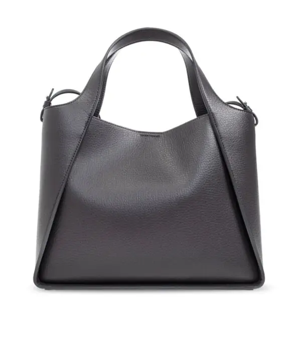 Stella McCartney Logo Detailed Small Crossbody Bag - Black