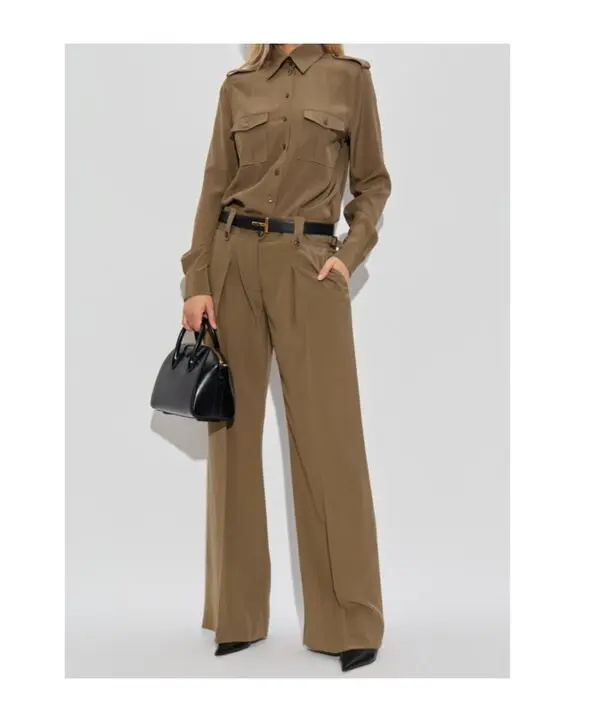 TOM FORD Pleated High-waist Trousers