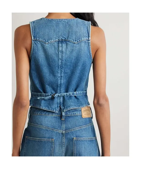 Polo Ralph Lauren Embroidered Denim Vest