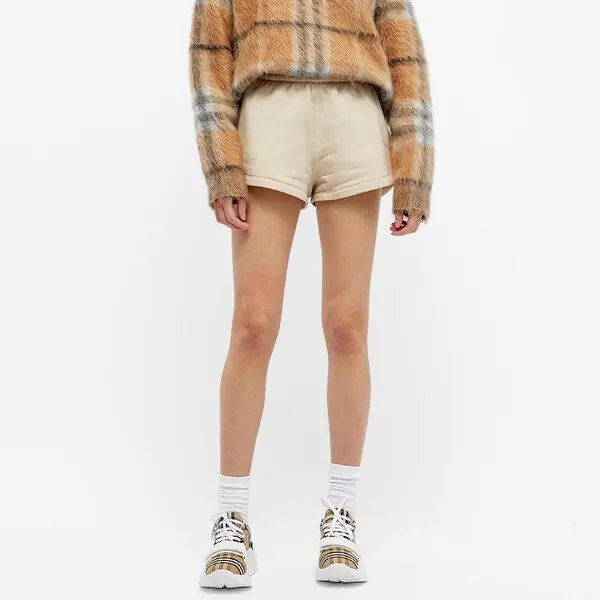 Burberry Embroidered Logo Relaxed Fit Shorts