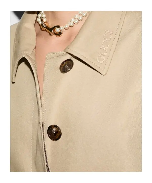 Gucci Heavy Drill Coat - Beige
