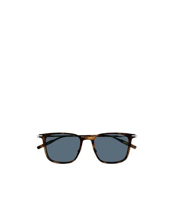 Montblanc Eyewear Square Frame Sunglasses - Blue