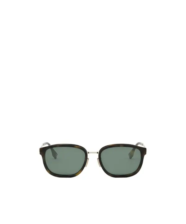 Fendi Square Frame Sunglasses - Havana