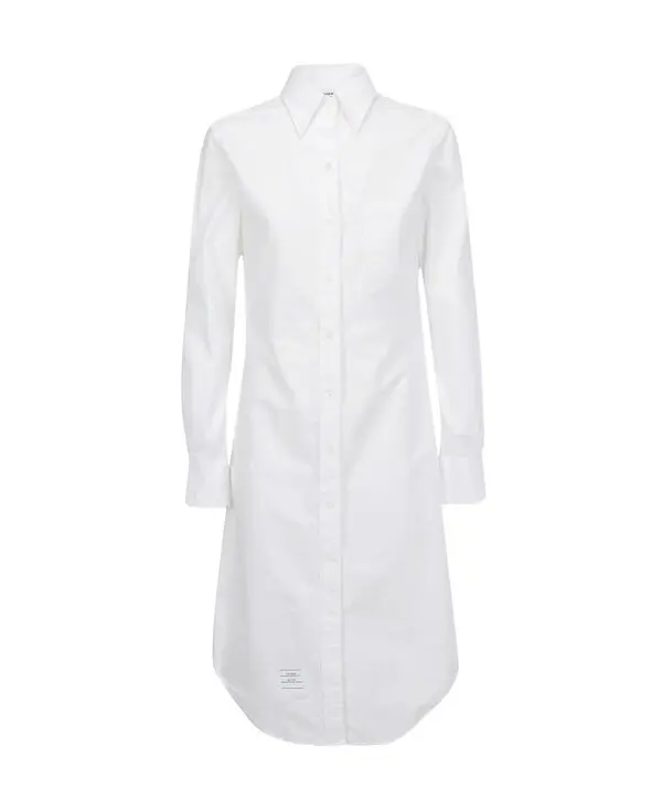 Thom Browne Long Sleeve Shirt Dress - No