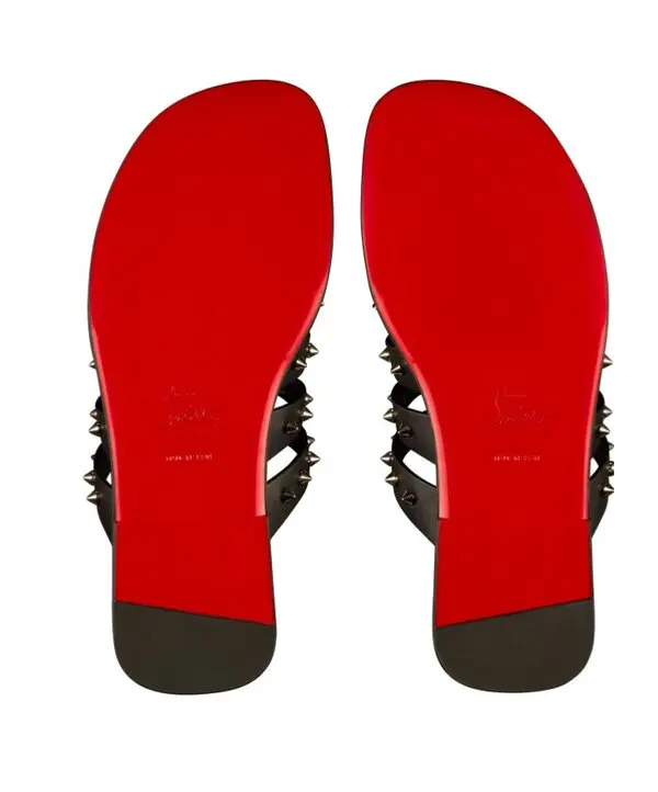 CHRISTIAN LOUBOUTIN Studded Slip-on Sandals