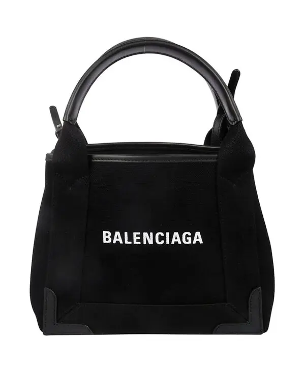 Balenciaga Navy Cabas Xs Bag