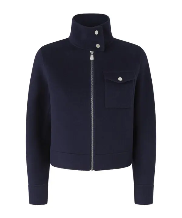 Pinko Long Sleeved Zip-up Jacket - Black