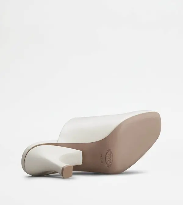 TOD'S Mid Heel Slip-on Mules