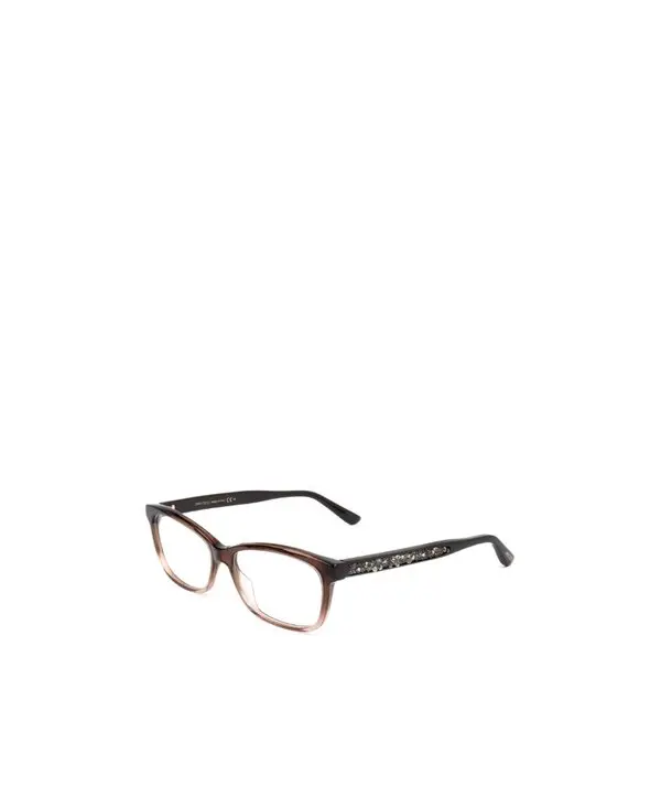 JIMMY CHOO Rectangular Frame Eyeglasses - Black
