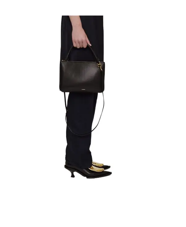 JIL SANDER Small Leather Shoulder Bag