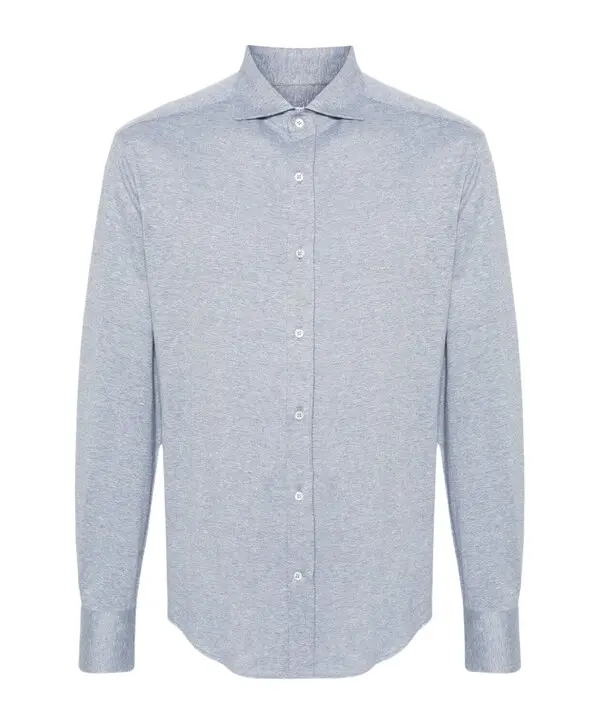 Brunello Cucinelli Mélange Ribbed Shirt
