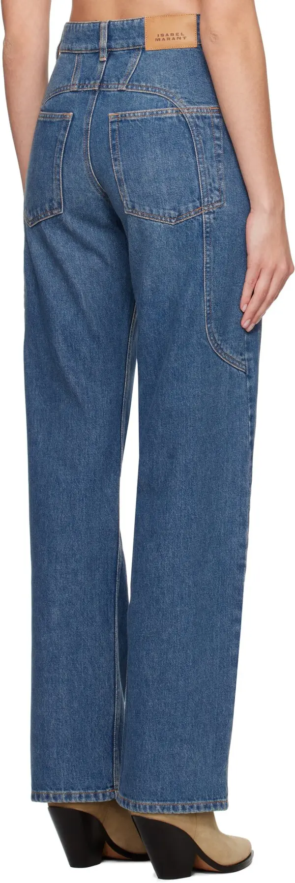 Isabel Marant Étoile Betiane Wide-leg Denim Pants