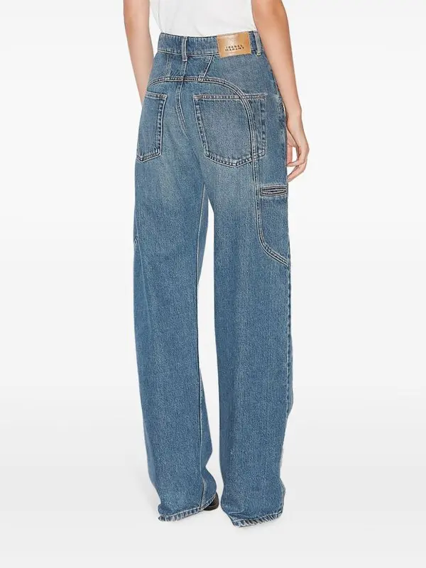 Isabel Marant Étoile Betiane Wide-leg Denim Pants