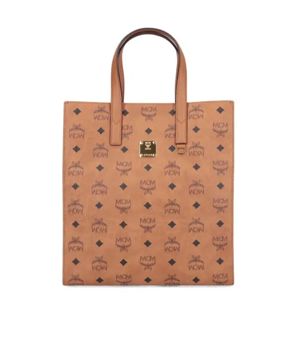 Mcm Aren Monogram Print Medium Tote Bag