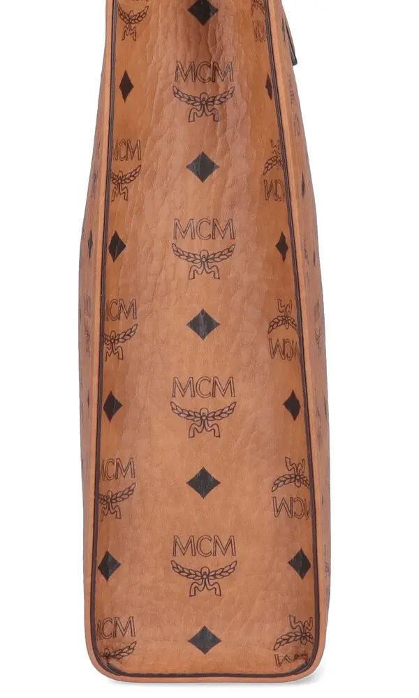 Mcm Aren Monogram Print Medium Tote Bag