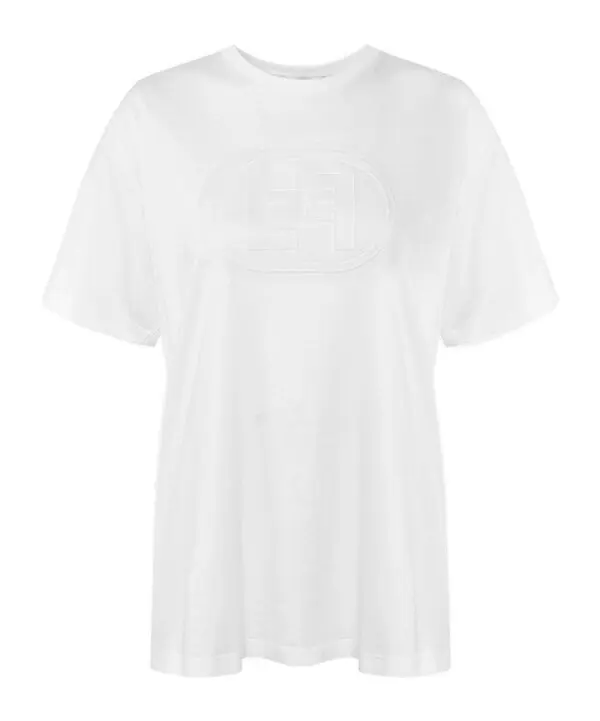 Elisabetta Franchi Logo Embossed T-shirt