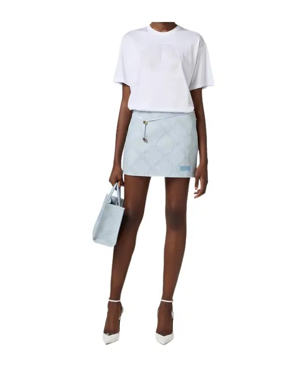 Elisabetta Franchi Logo Embossed T-shirt