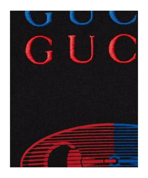 Gucci Printed Jersey T-shirt - Black