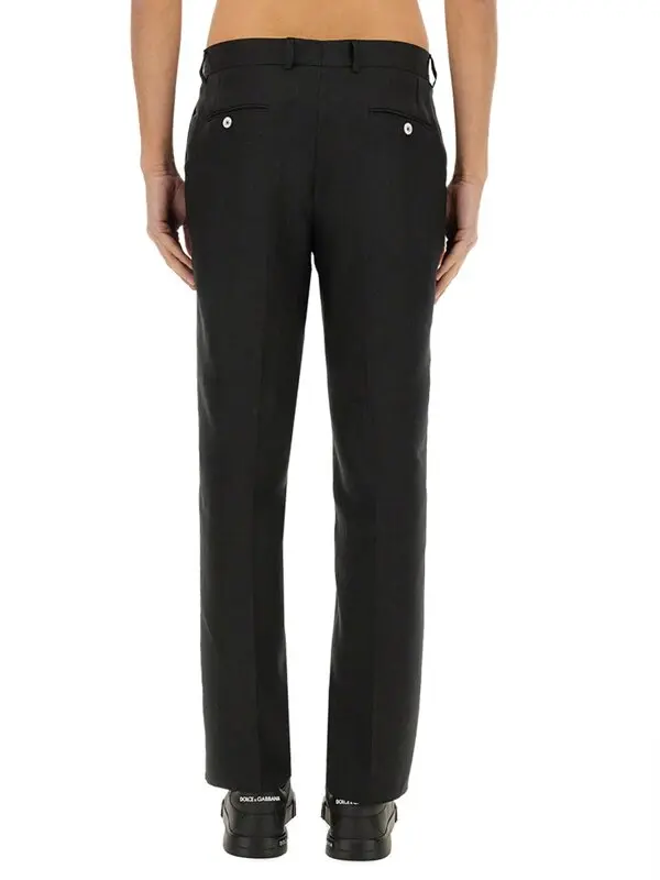 Dolce & Gabbana Tailored Pleated Trousers - Black