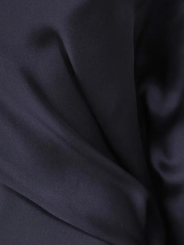 ANN DEMEULEMEESTER One-shoulder Long Sleeve Top - Black