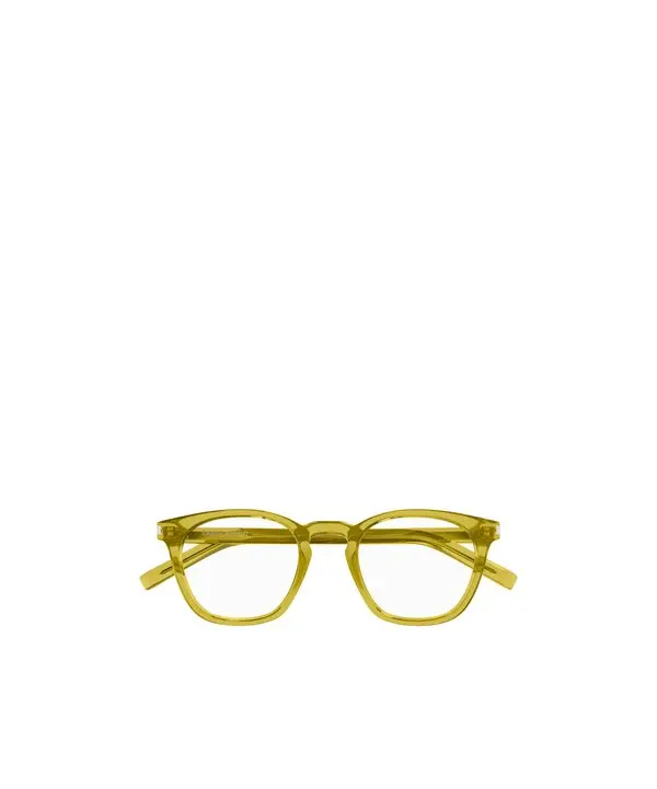 Saint Laurent Round Frame Glasses - Yellow