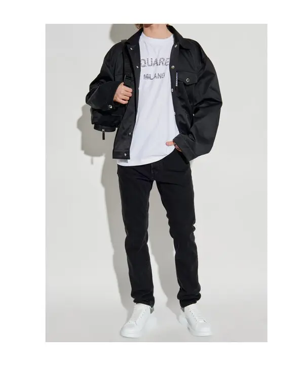 Dsquared2 Logo Patch Skinny Jeans
