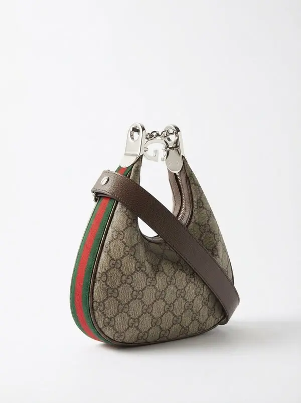 Gucci Gg Supreme Interchangeable Strap Shoulder Bag
