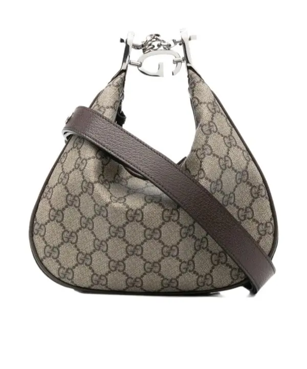Gucci Gg Supreme Interchangeable Strap Shoulder Bag