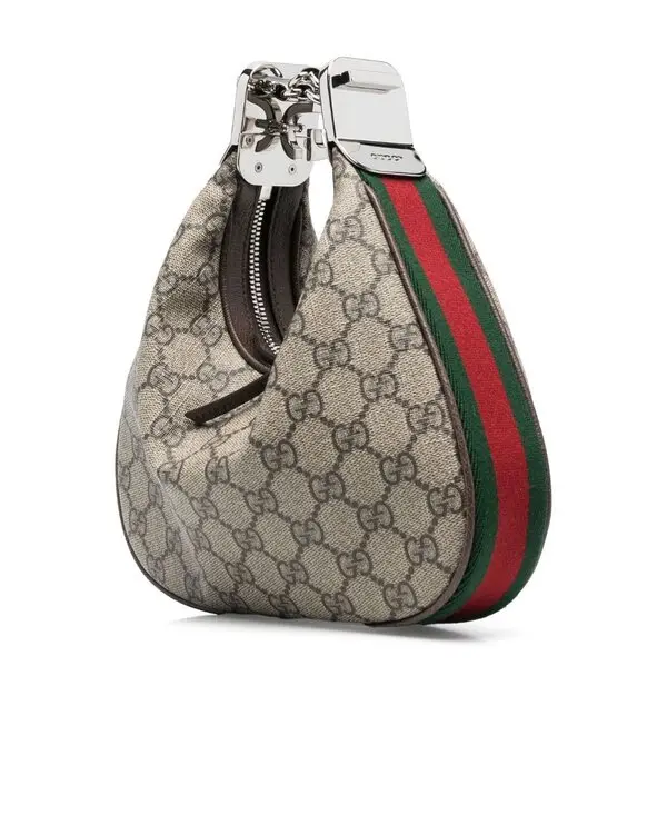 Gucci Gg Supreme Interchangeable Strap Shoulder Bag