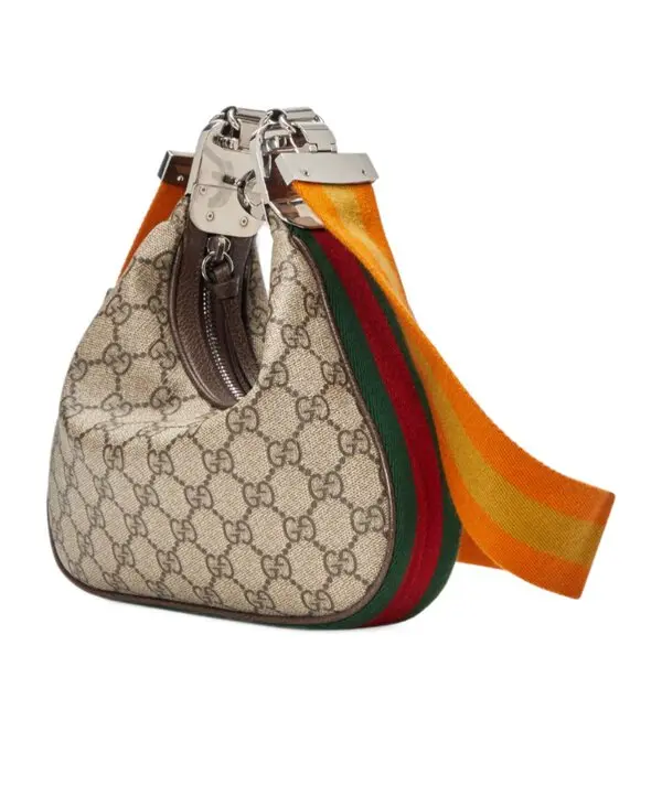 Gucci Gg Supreme Interchangeable Strap Shoulder Bag