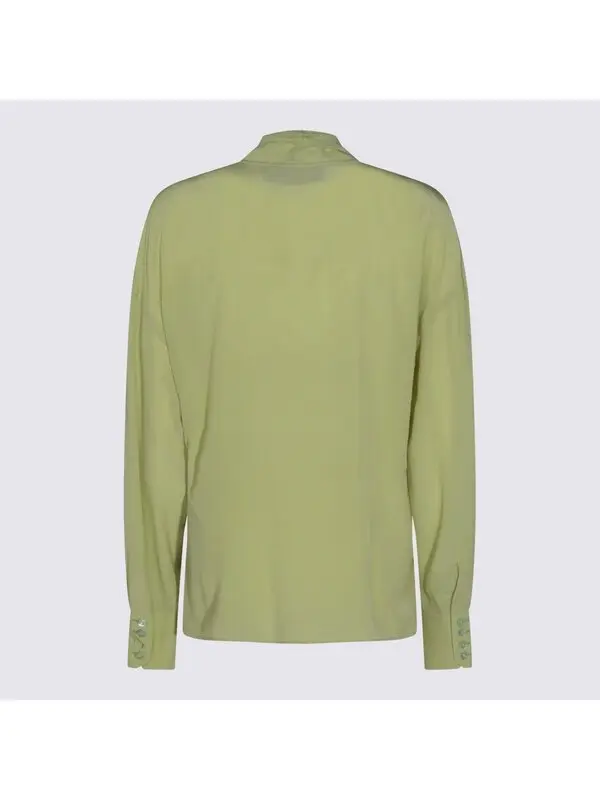 Gucci Neck Bow Crêpe De Chine Shirt - No