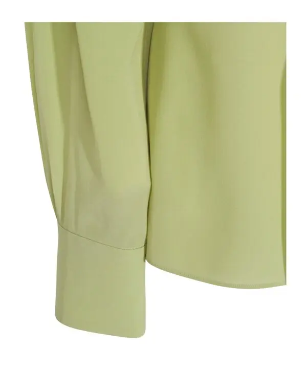 Gucci Neck Bow Crêpe De Chine Shirt - Nude