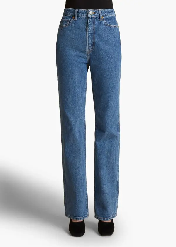Khaite Danielle Straight-leg Jeans