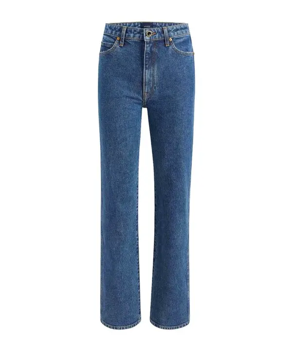 Khaite Danielle Straight-leg Jeans - Boone