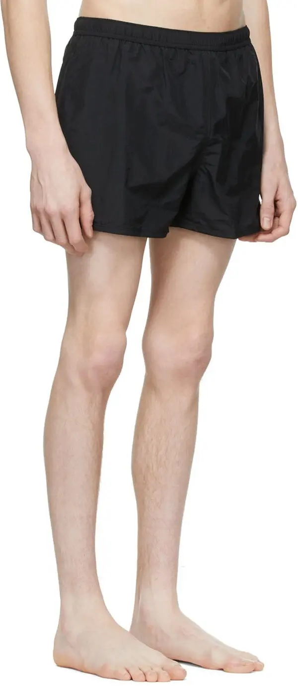 AMI Paris De Coeur Logo Embossed Swim Shorts