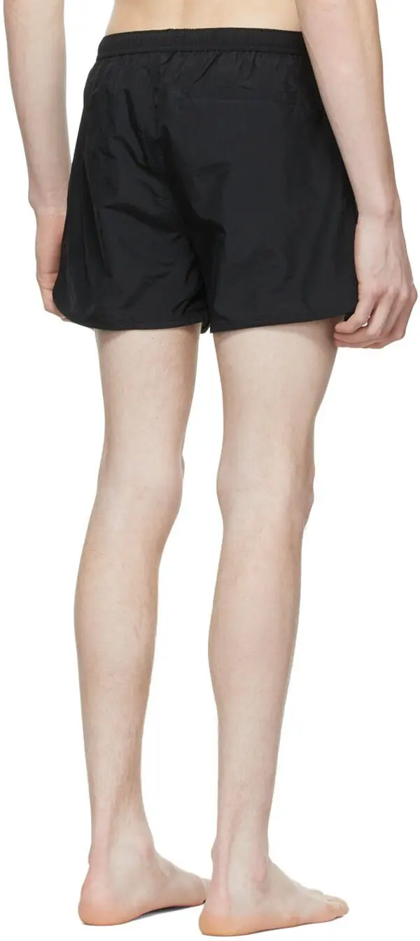 AMI Paris De Coeur Logo Embossed Swim Shorts