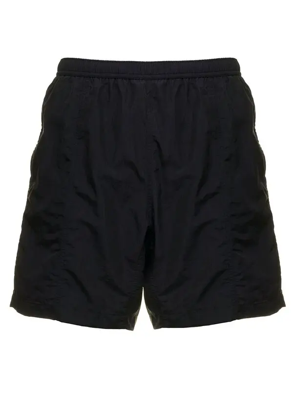 AMI Paris De Coeur Logo Embossed Swim Shorts